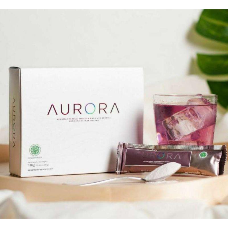 Jual Aurora Collagen With Saffron 1 Box (10 Sachets) di Seller Kitti 57 ...
