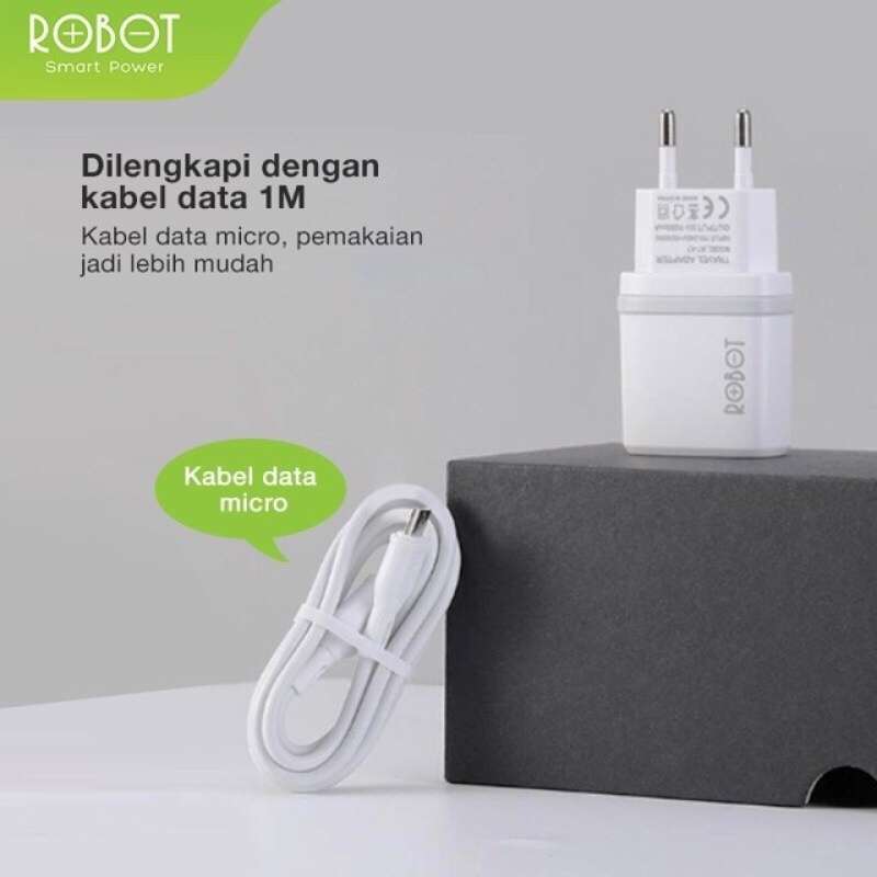 Promo ROBOT VIVAN RT-K7 Charger Adaptor Micro USB 5V 1A ORIGINAL Diskon ...