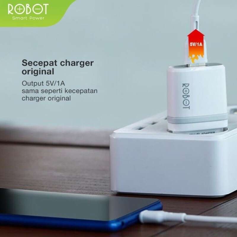 Promo ROBOT VIVAN RT-K7 Charger Adaptor Micro USB 5V 1A ORIGINAL Diskon ...
