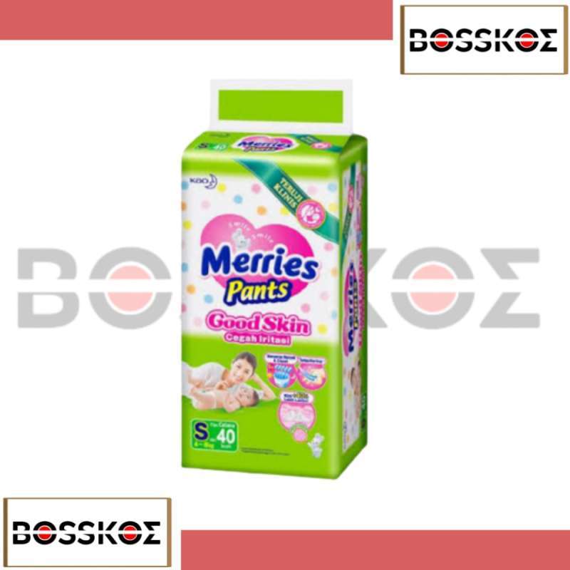 Jual Popok Celana Merries S40 Good Skin Diapers Sekali Pakai di Seller ...