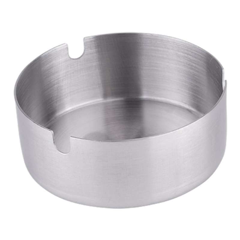Jual Asbak Stainless Steel Modern Model Bundar Diameter 10cm di Seller ...