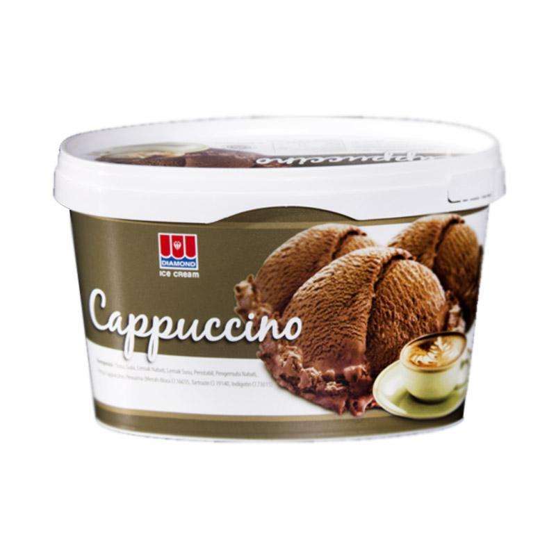 Jual DIAMOND Ice Cream Regular Cappucino [700mL] KHUSUS GRAB/GOJEK di ...