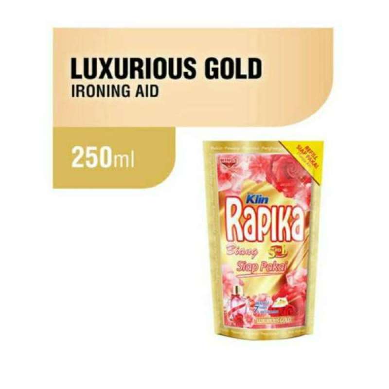 Jual RAPIKA Pelicin Pakaian - Gold [250 mL/ Pouch] di Seller toko filza ...