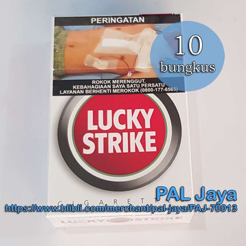 Jual Rokok Lucky Strike Merah 20 Batang [1 Slop / 10 Bungkus] Di Seller ...