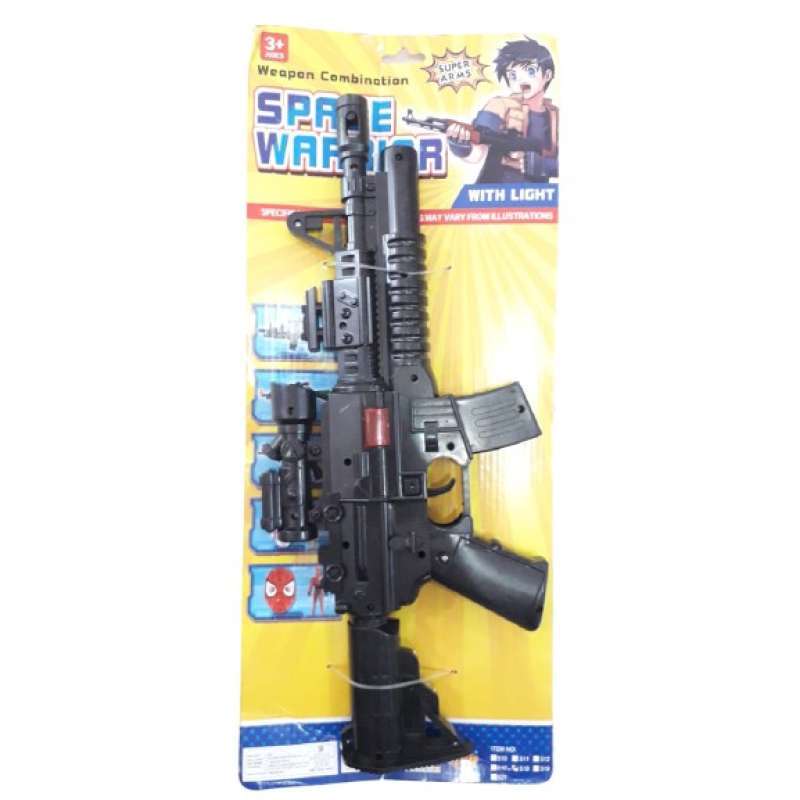 Promo Mainan Senjata Pistol Bunyi / Space Warrior / Mainan Anak Cowok ...