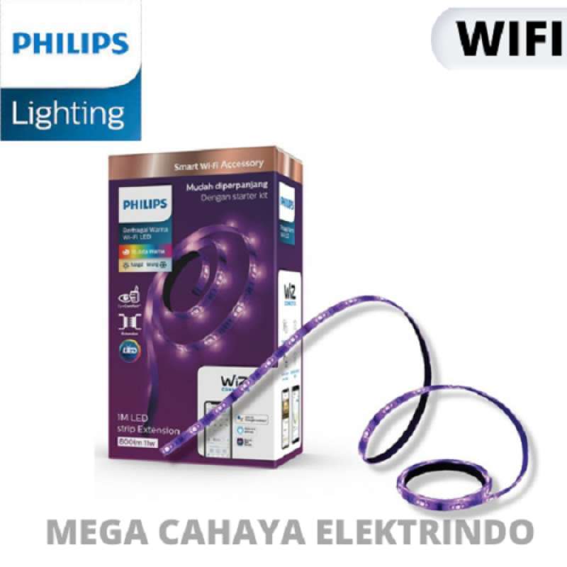 Promo Philips Smart Wifi LED Strip Extension Kit 1M - Color and Tunable ...