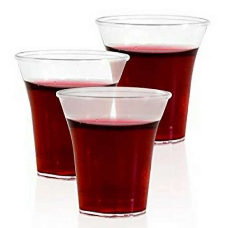 Jual Cawan Anggur Sloki Anggur Gelas Anggur gelas Perjamuan Kudus isi 6 ...