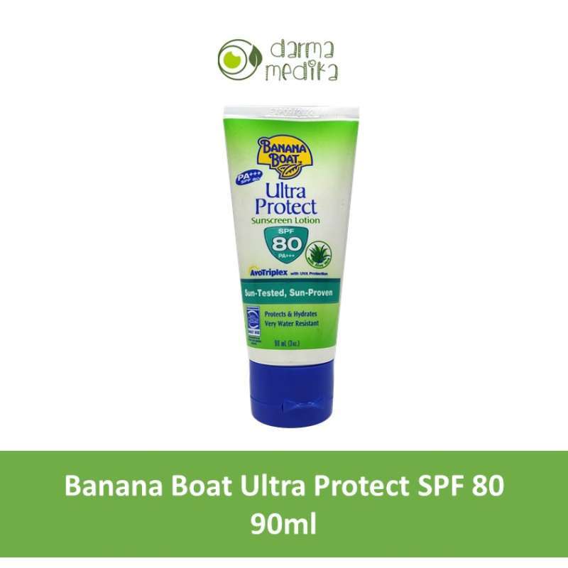 Jual Banana Boat Ultra Protect SPF 80 PA Sunscreen Lotion [90 mL] di ...