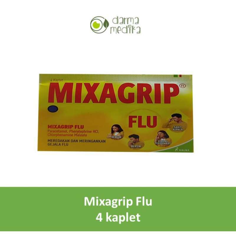 Jual Mixagrip Flu Kaplet [1 Strip/4 Kaplet] di Seller Darma Medika ...
