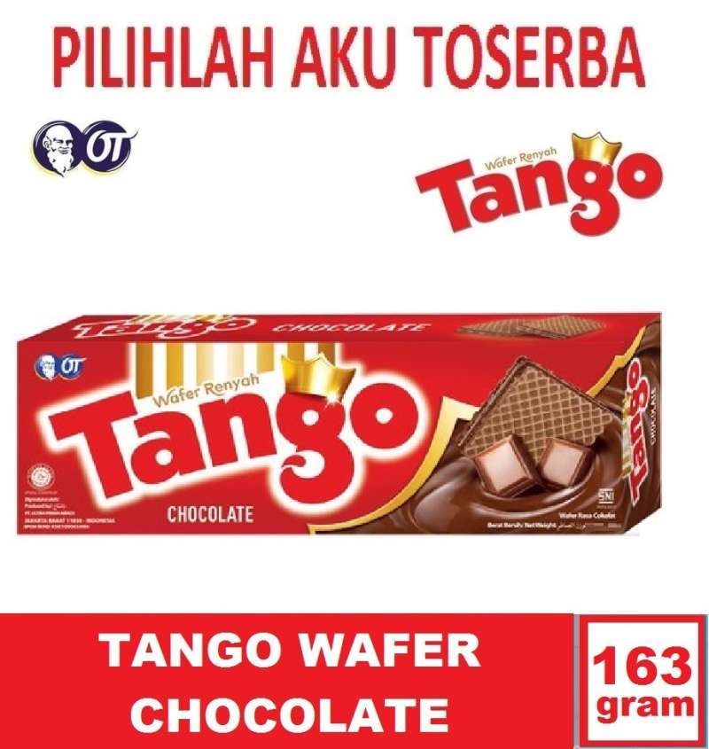 Jual Tango Wafer CHOCOLATE 176 gr menjadi 163 gr - (HARGA SATUAN) di ...