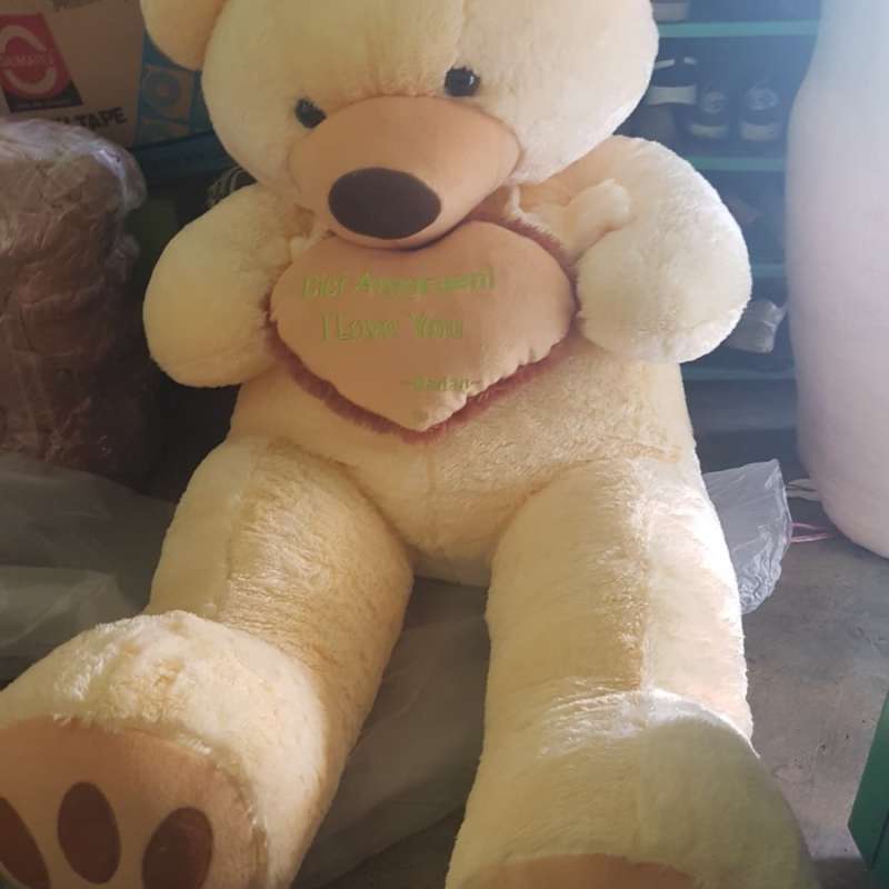 Jual Teddy Bear Raksasa 150cm custom nama - Preorder di Seller Gift ...