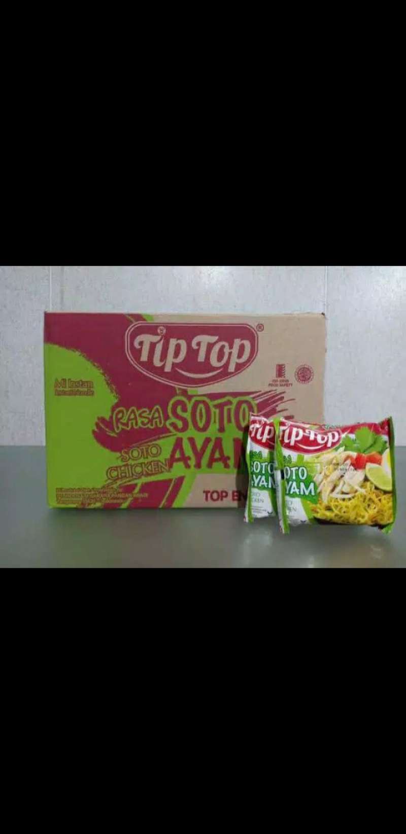 Jual Mie Tip Top Soto Ayam 68gr Di Seller Sumber Rezeki12 - Peusar, Kab ...