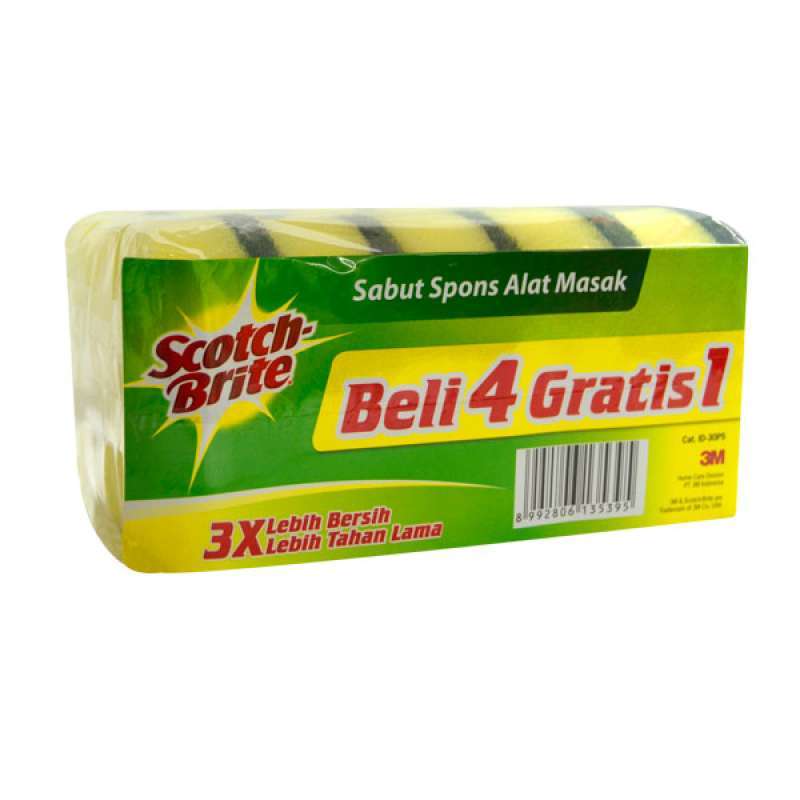 Promo SB SABUT SPONS ECOPACK 5PC ID 30P5 Diskon 18% di Seller Hypermart ...
