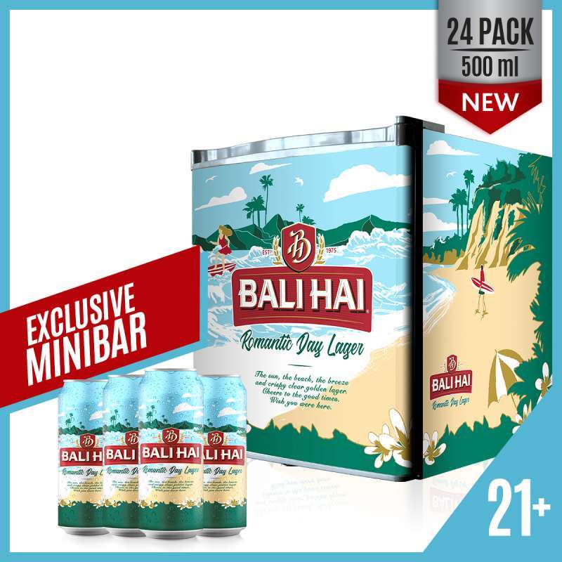 Promo Bali Hai Romantic Day Lager Bir Kaleng + Free Exclusive Mini Bar ...