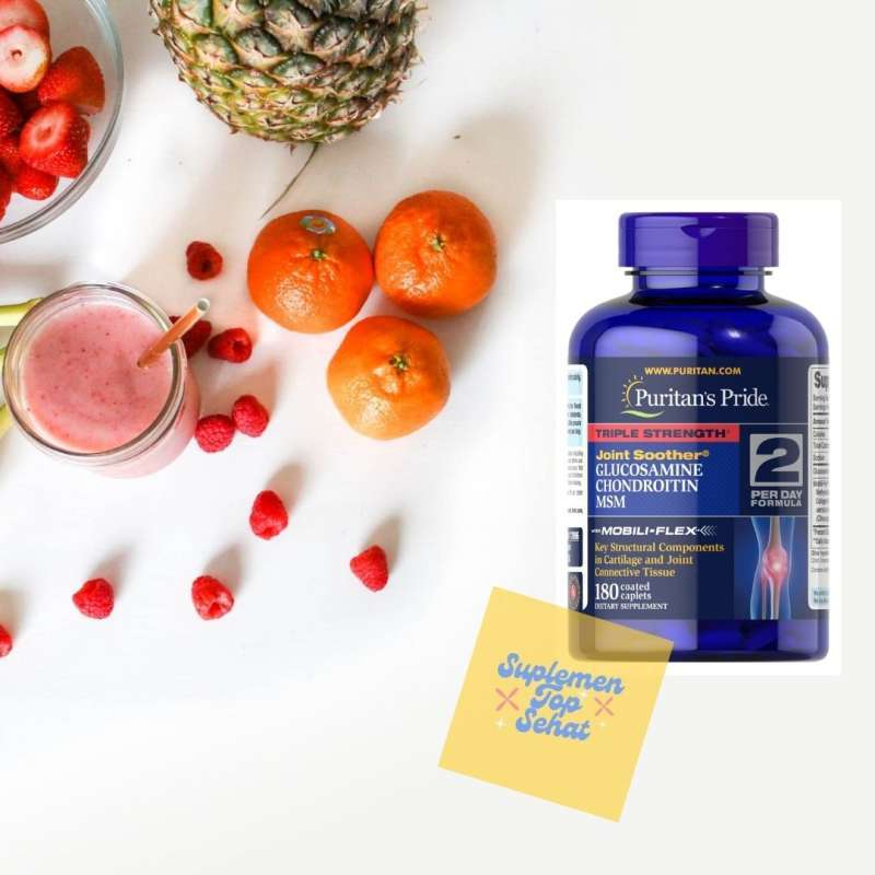 Jual ORIGINAL Puritan Vitamin Triple Strength Glucosamine, Chondroitin ...