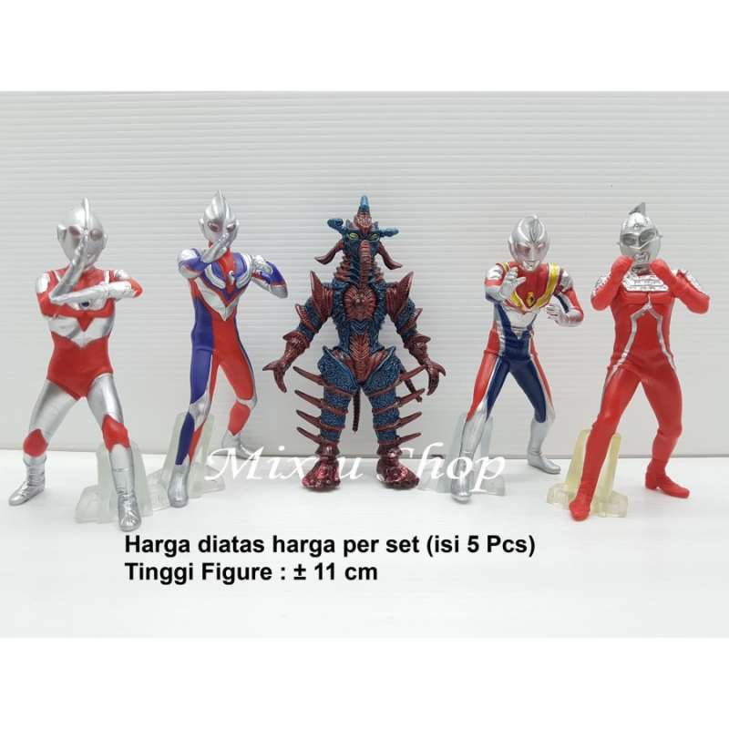 Jual Ultraman Alien Hipporito isi 5 Action Figure di Seller mixiushop ...