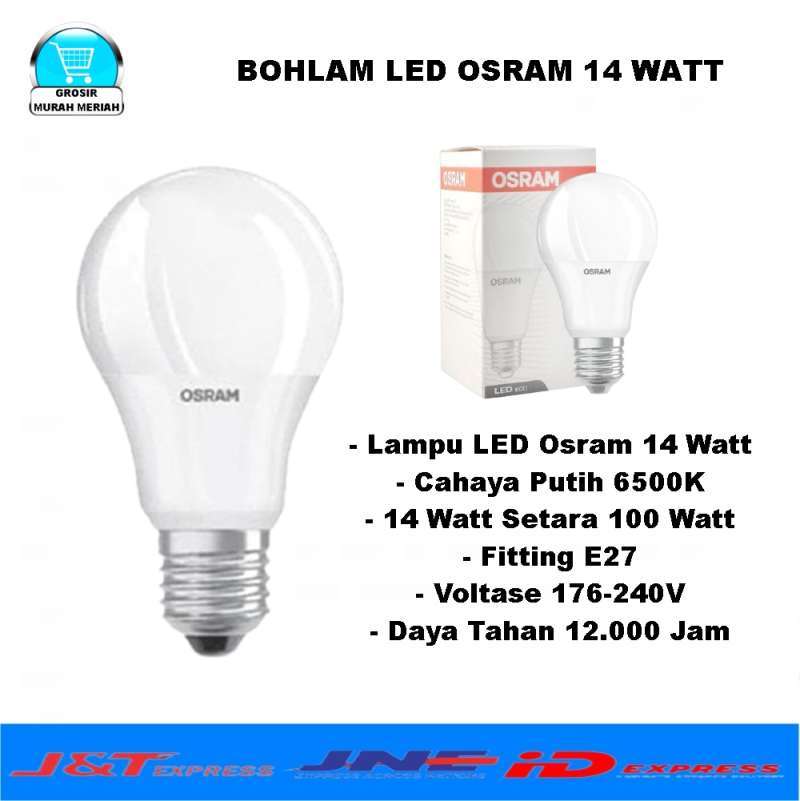 Jual OSRAM Lampu LED Bohlam 14 Watt di Seller Grosir Murah Meriah ...
