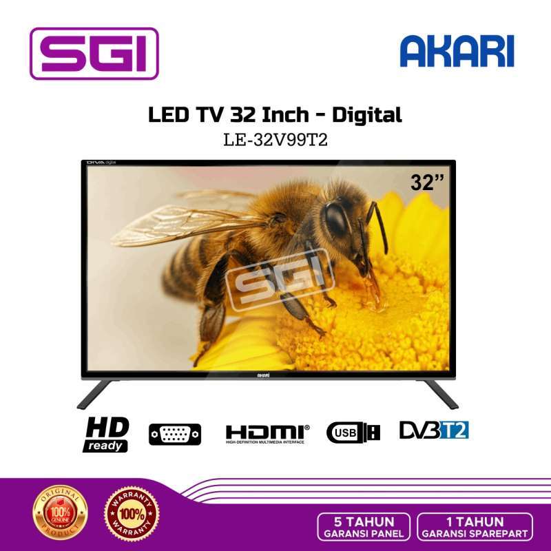 Promo Akari LE-32V99T2 TV LED [32 Inch] Diskon 32% di Seller sgi store ...