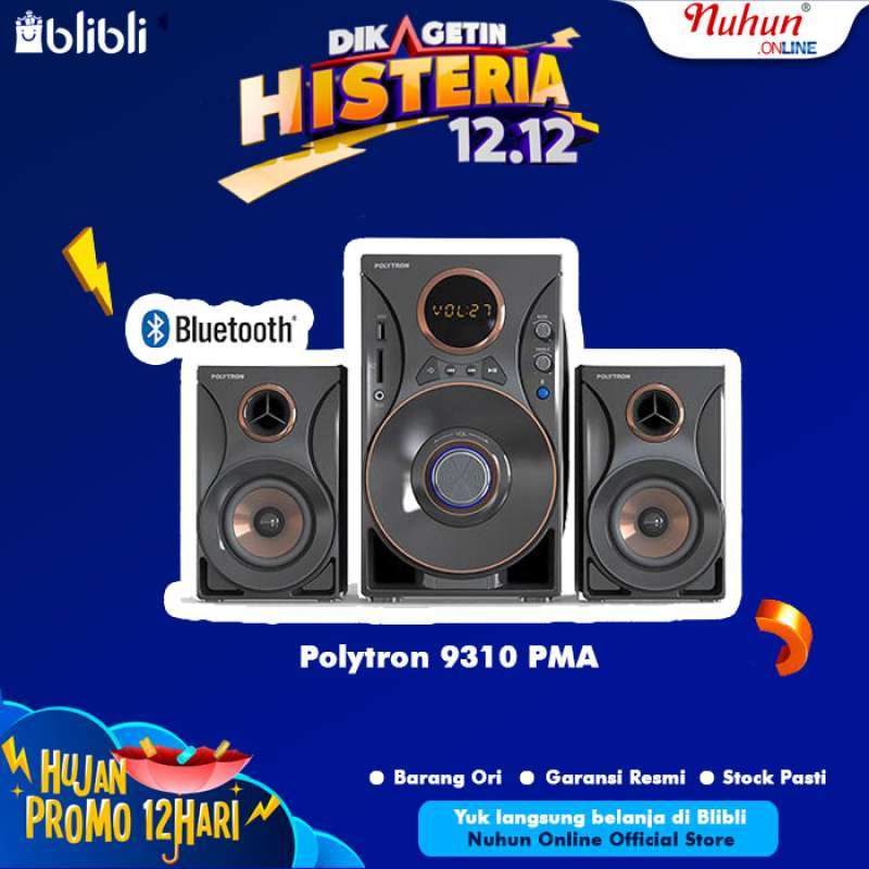 Jual POLYTRON PMA 9310 Speaker Bluetooth - Hitam di Seller Nuhun Online ...
