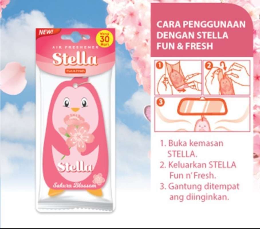 Promo Stella Fun & Fresh - Parfum Pengharum Mobil Gantung Praktis ...