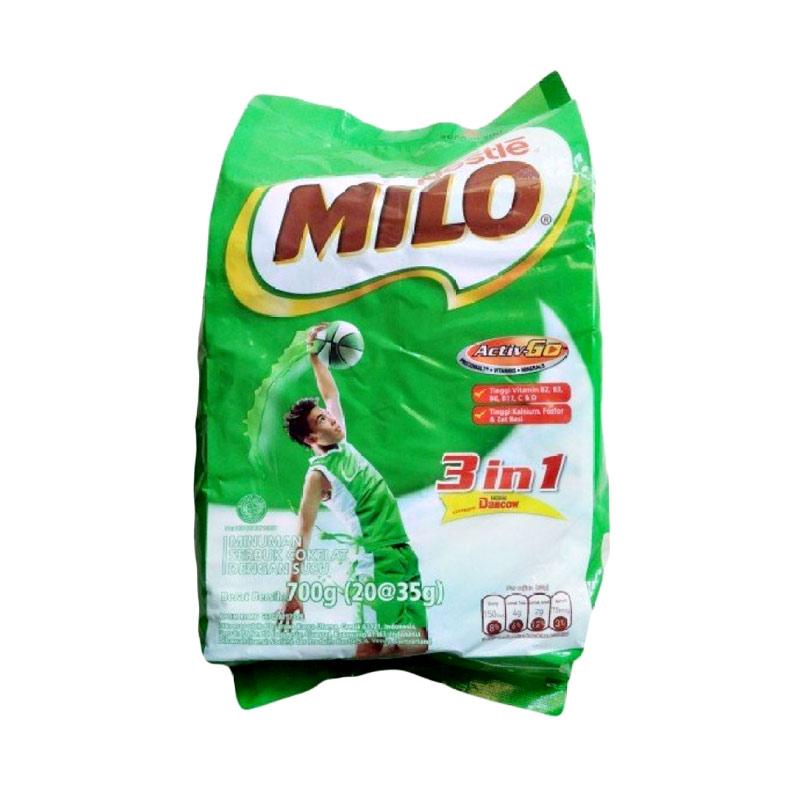 Jual Nestle Milo 3 in 1 Active-GO Minuman Susu [20 x 35g] di Seller ...