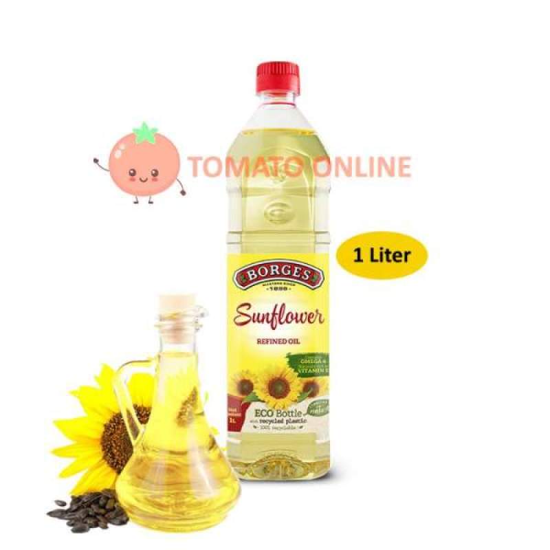 Jual Borges Sunflower Oil Minyak Bunga Matahari 1 liter / 1 L / 1liter ...