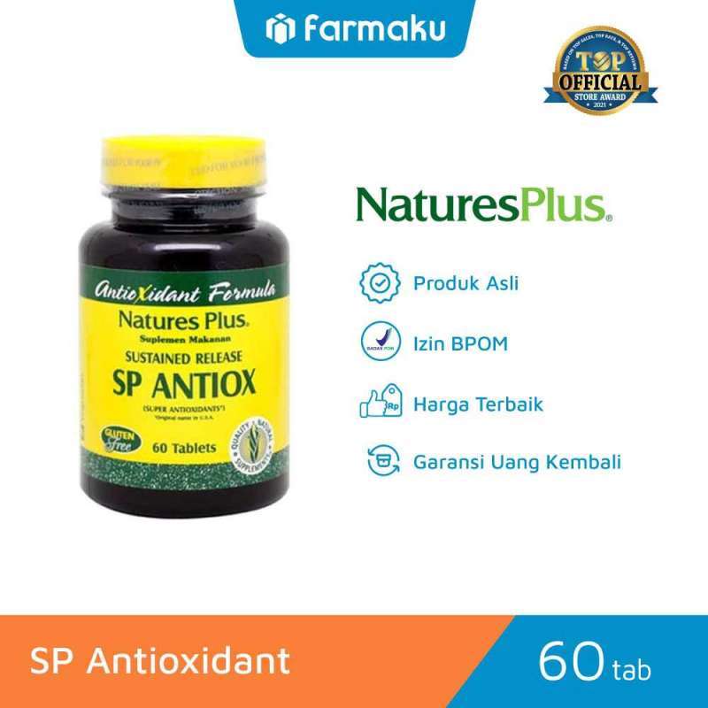Promo Nature's Plus SP Antioxidant Suplemen [60 Tablets] Diskon 18% di ...