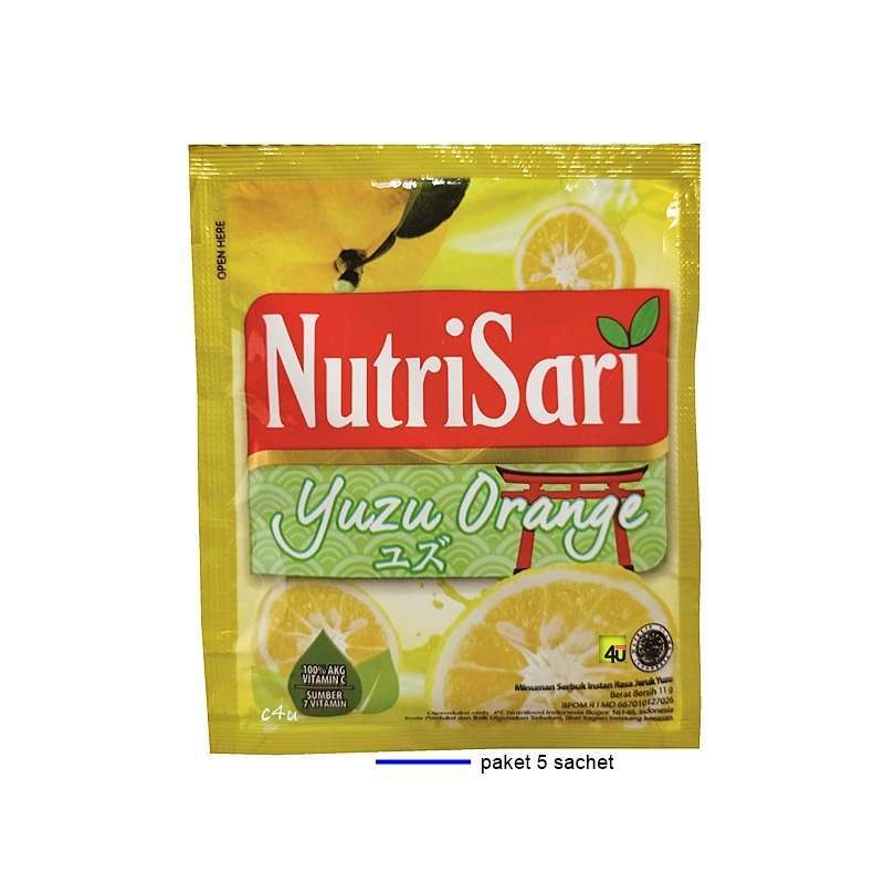 Jual Nutrisari - Minuman Serbuk Rasa Jeruk Yuzu - Paket 5 Sachet Di ...
