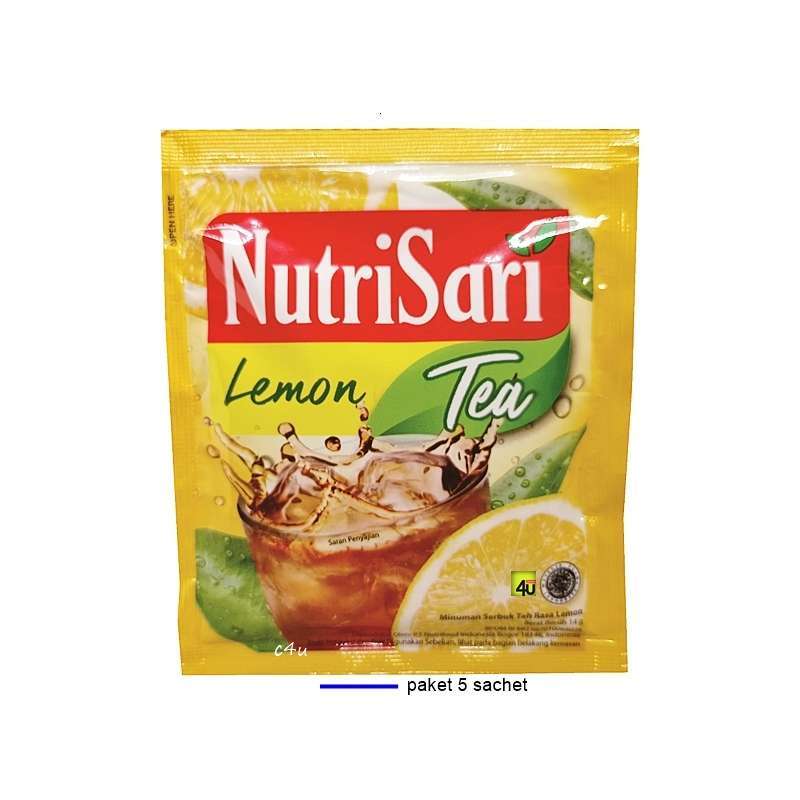 Jual NUTRISARI - Minuman Serbuk Rasa LEMON TEA - PAKET 5 SACHET di ...