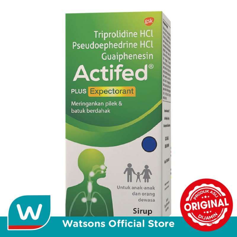Promo Actifed Plus Expect Obat Batuk - Green [60 mL] Diskon 5% di ...