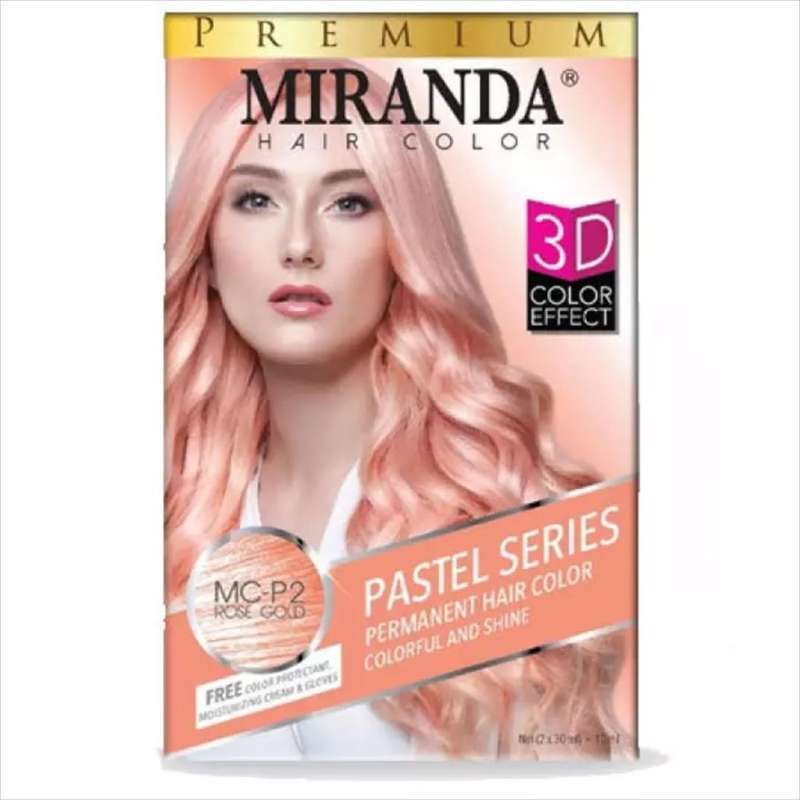 Jual Miranda Hair Color Pastel Series Rose Gold MC-P2 di Seller Cirebon ...