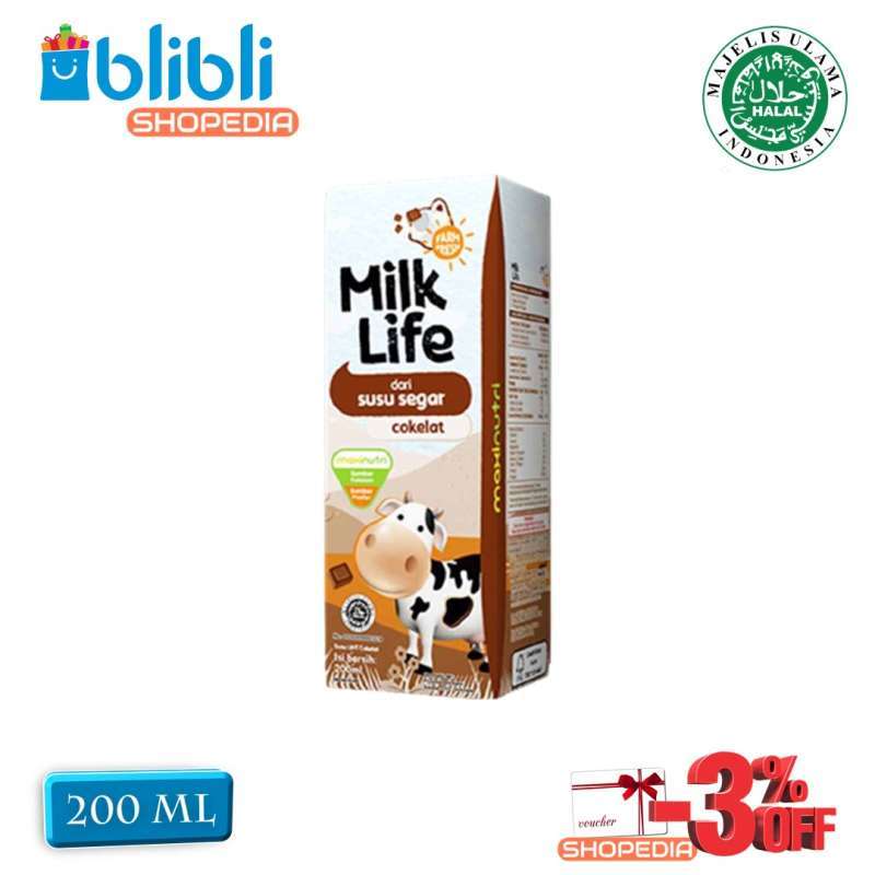 Jual Milk Life Maxi Nutri Susu Segar Cokelat 200ml di Seller Yo! Jajan ...