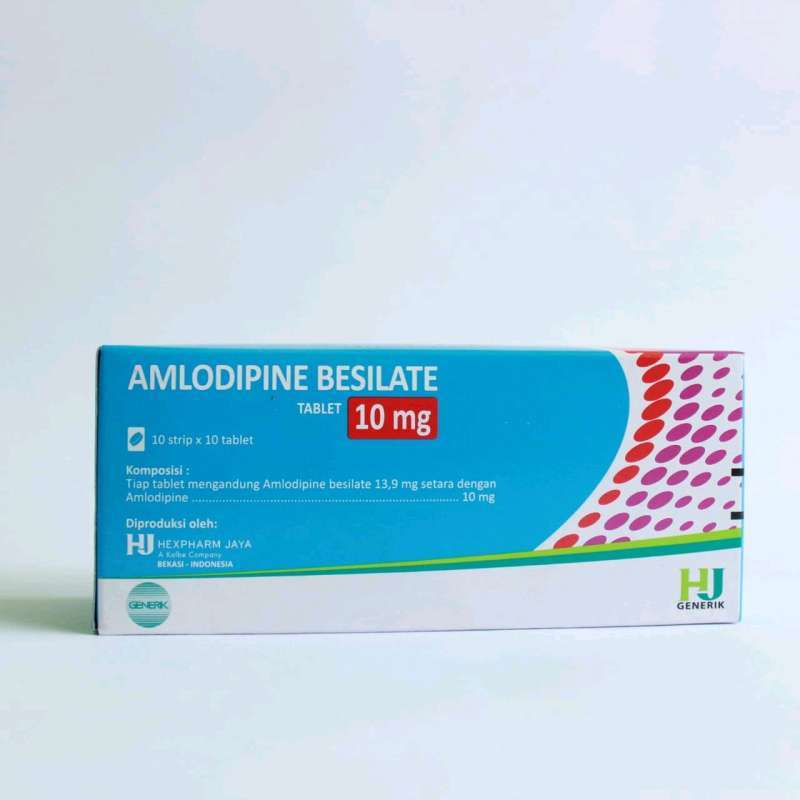 Jual Kalbe Amlodipine 10 Mg Obat Hipertensi [5 Strip/ 10 Tablet] di ...