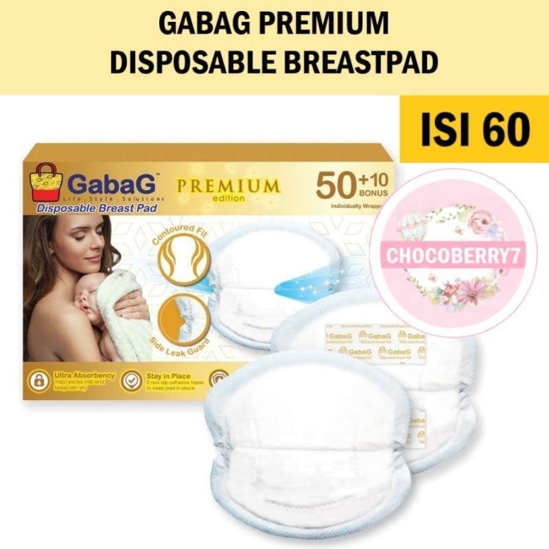 Promo Gabag Premium Breastpad [60 Pcs] - Diskon 36% Di Seller ...