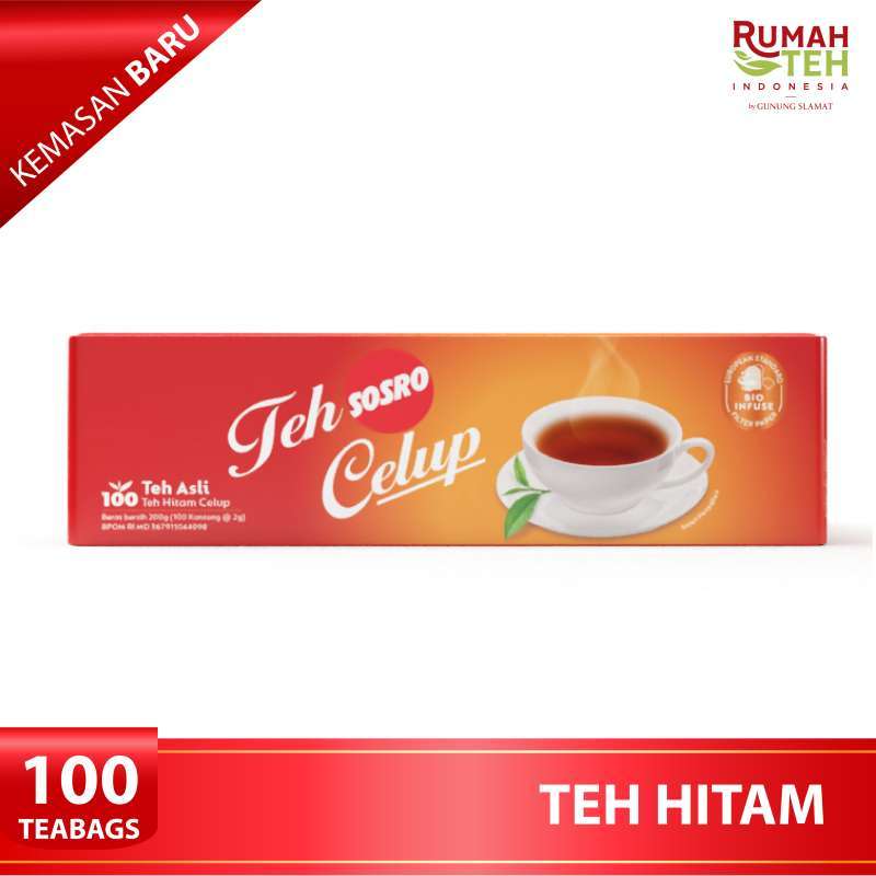 Jual Sosro Black Tea Teh Celup [100 Bags/ 1 Box] di Seller Rumah Teh ...