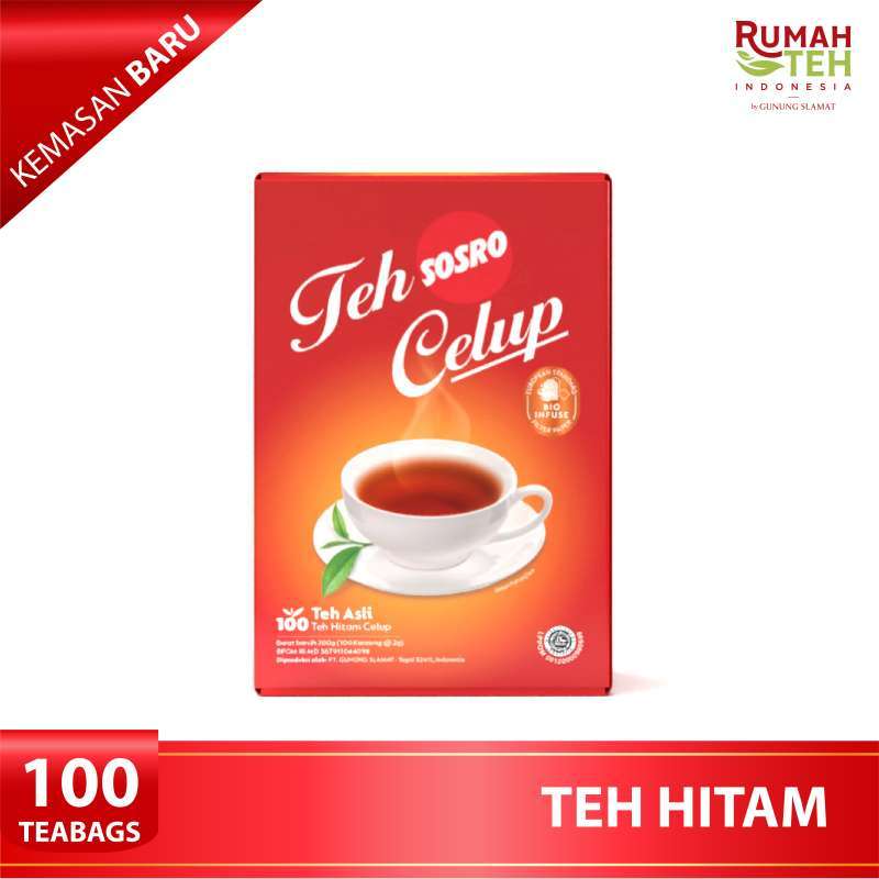 Jual Sosro Black Tea Teh Celup [100 Bags/ 1 Box] di Seller Rumah Teh ...