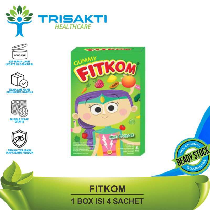 Promo Fitkom Gummy Fruit and Veggie Multivitamin Diskon 41% di Seller ...