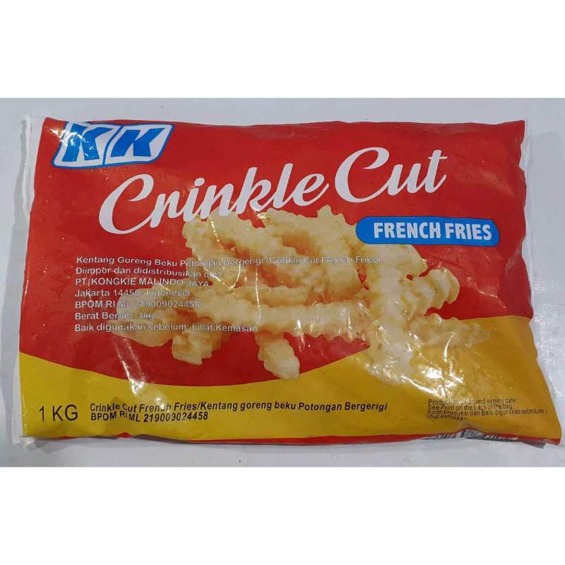 Jual KK Crinkle Cut French Fries [1 kg] di Seller Sumber Harapan Frozen ...