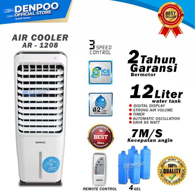 Promo Kuy! - Denpoo Ar-1208 Xf Air Cooler [6.5 Liter] Diskon 8% Di ...