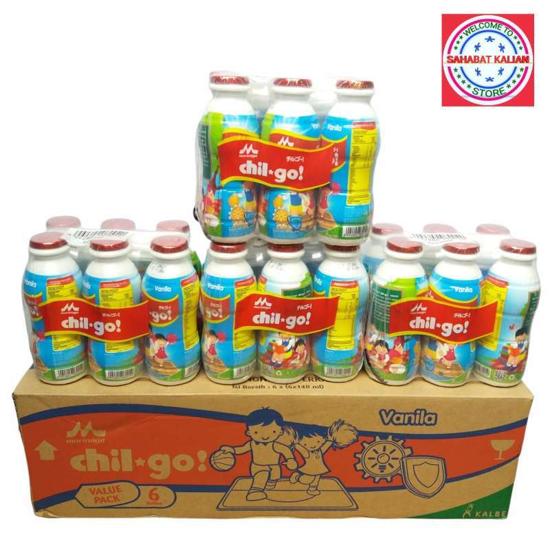 Jual Morinaga Chil Go Vanila Susu Uht [140 Ml/ 1 Karton/ 36 Pcs] Di ...