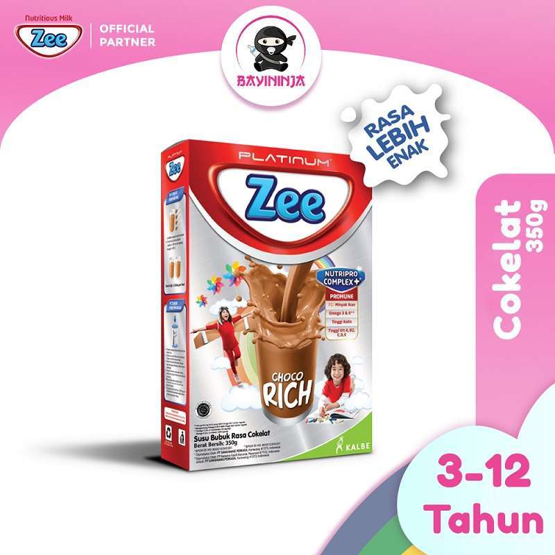 Jual Zee Platinum Choco Rich Coklat Susu Formula [350 G/ Box] Di Seller ...