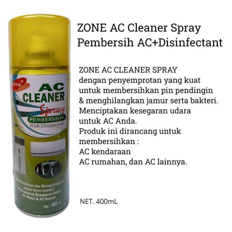 Promo Zone Ac Clean Cleaner Spray Foam Pembersih Ac Mobil Dan Rumah ...