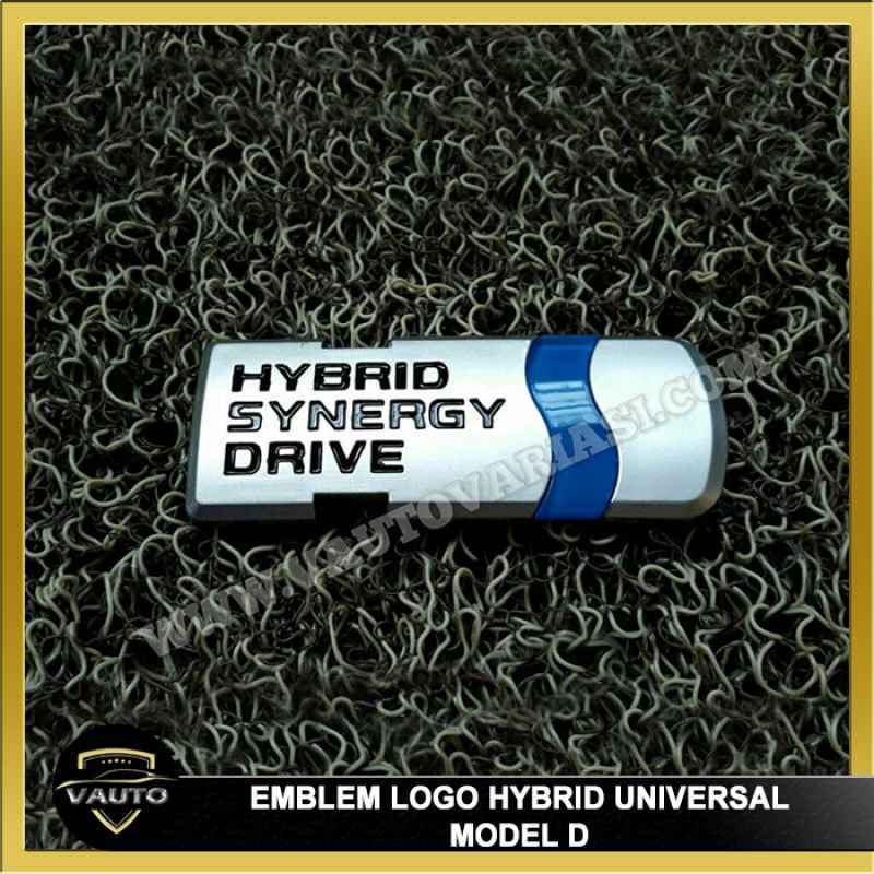 Jual Emblem Logo Hybrid Emblem Hybrid Synergy Drive Model D di Seller ...