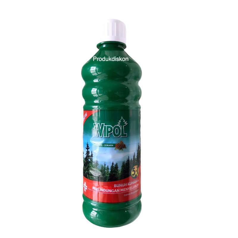 Jual WIPOL Karbol Pembersih Lantai Botol 450ml Cemara di Seller ...