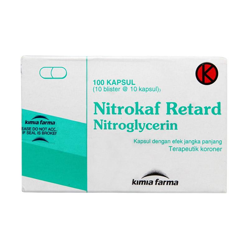 Jual Kimia Farma Nitrokaf Retard Kapsul Obat Kesehatan [2.5 Mg/ 10 ...