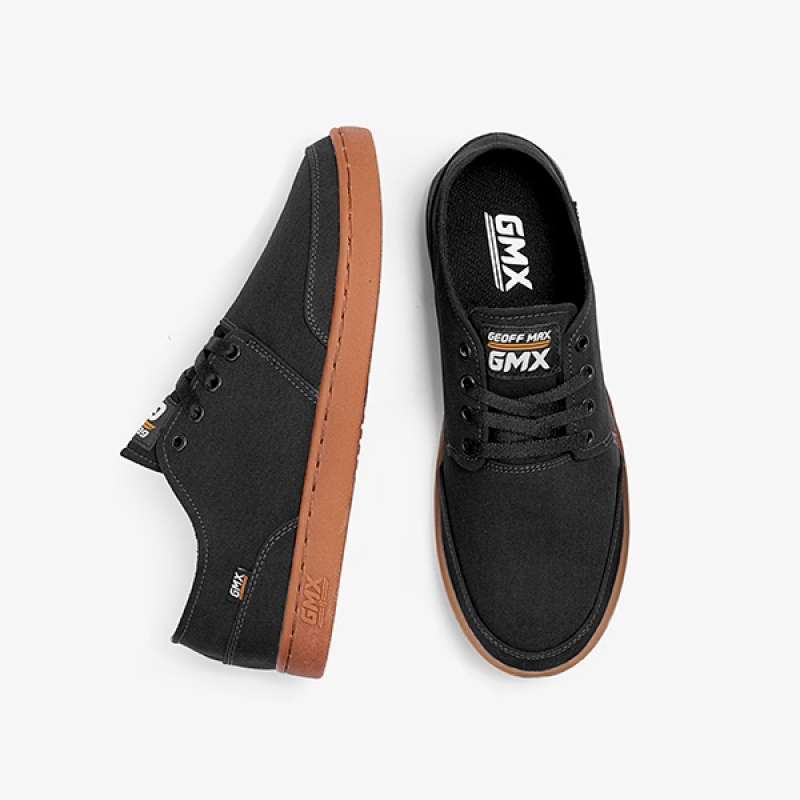 Promo Sepatu Sneakers Geoff Max - Authentic Black Gum Diskon 35% di ...