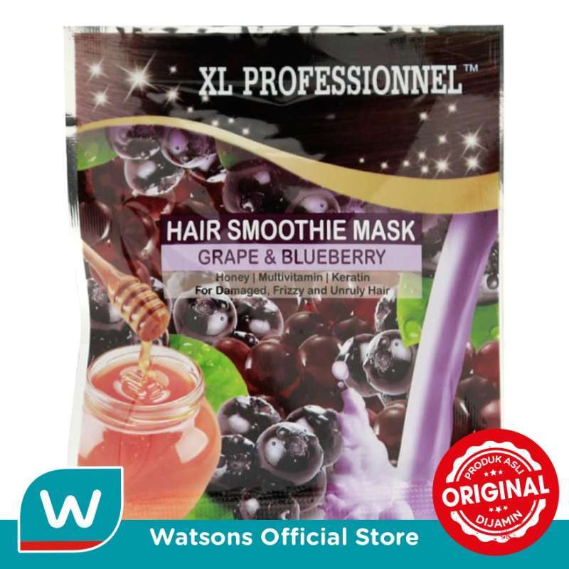 Jual XL PROFESSIONNEL Hair Smoothie Mask Grape & Blueberry Sachet 25g ...