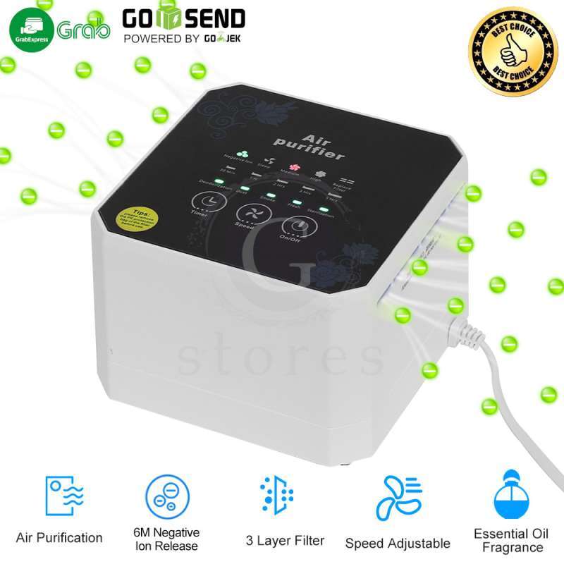 Promo J008 Mini Home Air Purifier Air Freshener Air Sterilizer Negatif ...
