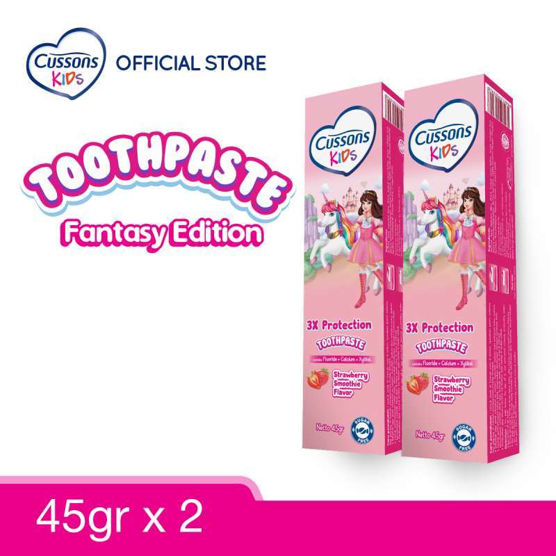Jual Cussons Kids Toothpaste Unicorn Strawberry Smoothie - Pasta Gigi ...