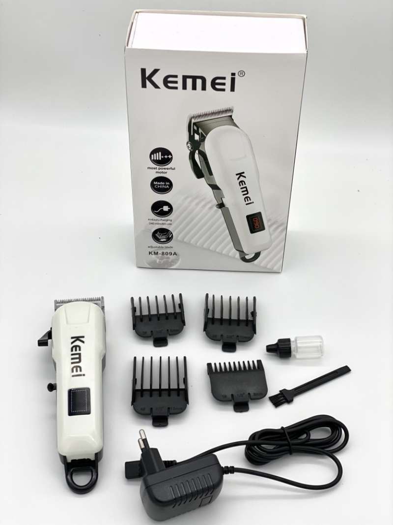 Jual Kemei Km-809a Hair Clipper Alat Mesin Cukur Rambut 809a Alat Cukur Rambut Tanpa Kabel ...